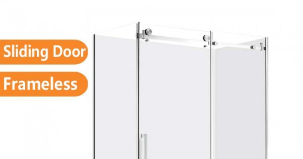 1170*770*1950mm Chrome Frameless Sliding door Rectangle Shower Box