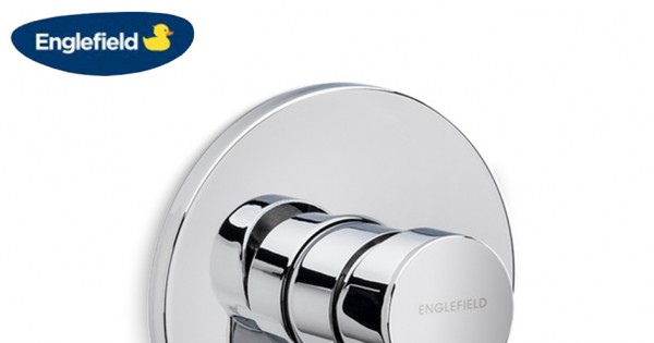 Englefield Studio Polished Chrome Shower/Bath Mixers