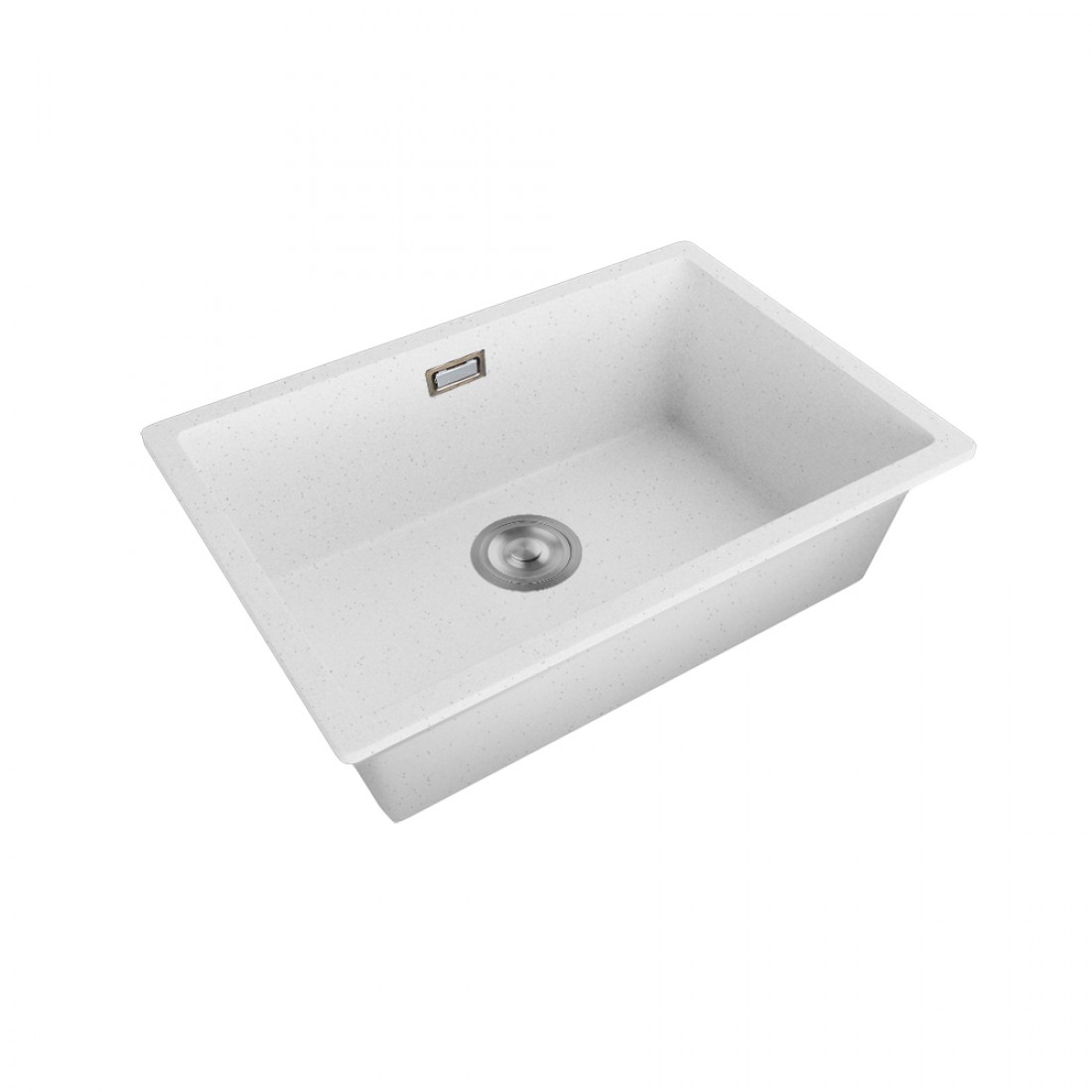 granite quartz white single kitchen sink top /undermount 600*450*200mm