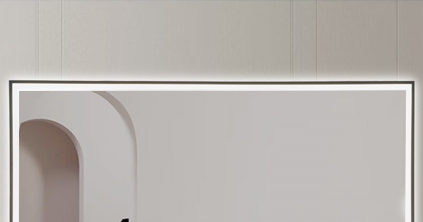 LED Mirror with Motion Sensor Auto On Demister Touch Sensor Switch Wall ...