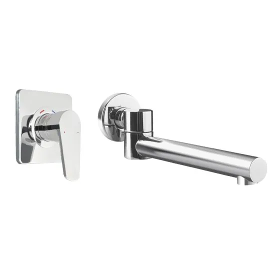Aquatica All Pressures Saluto Shower Mixer With Swivel Bath Spout ...