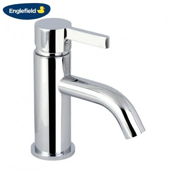 Englefield Studio Pin Gooseneck Basin Mixer Polished chrome