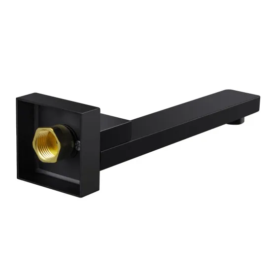 Watermark Matt Black Square 180° Swivel Bath Spout Shower Basin Water ...