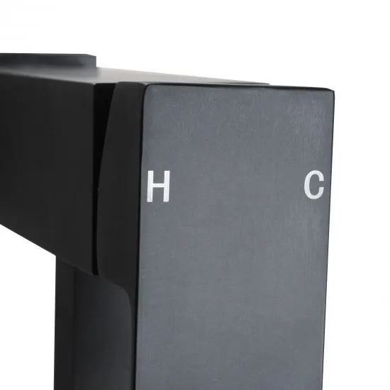 WELS Watermark Bath Basin Square Matte Black Mixer Tap Sink Faucet ...