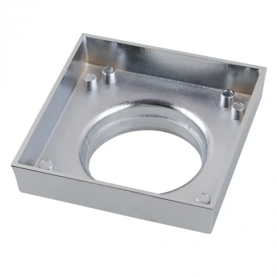 115x115mm Chrome Smart Tile Insert Floor Waste Drain – Brass