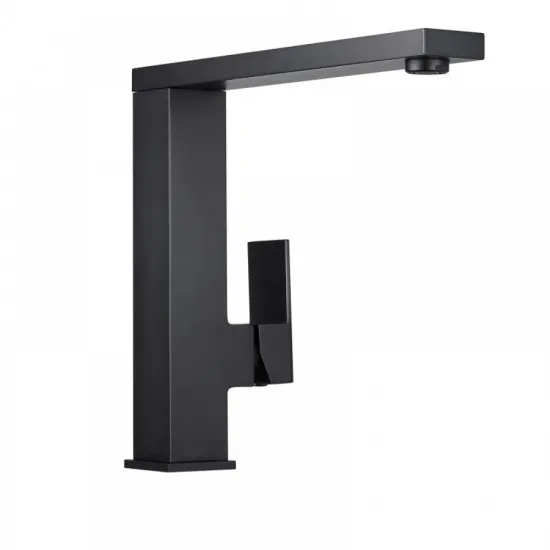 Ottimo Matt Black Kitchen Mixer Tap - 180° Swivel, Solid Brass & Durable