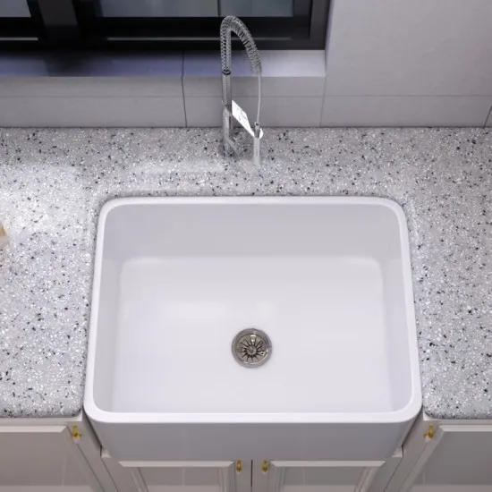 510x460x255mm Ceramic Butler Sink – Single Bowl Farmhouse Sink