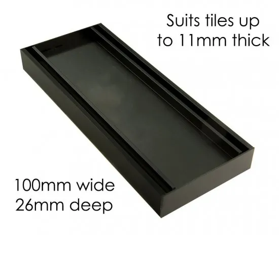 100-56000mm Lauxes Aluminium Slimline Tile Insert Floor Grate Drain ...