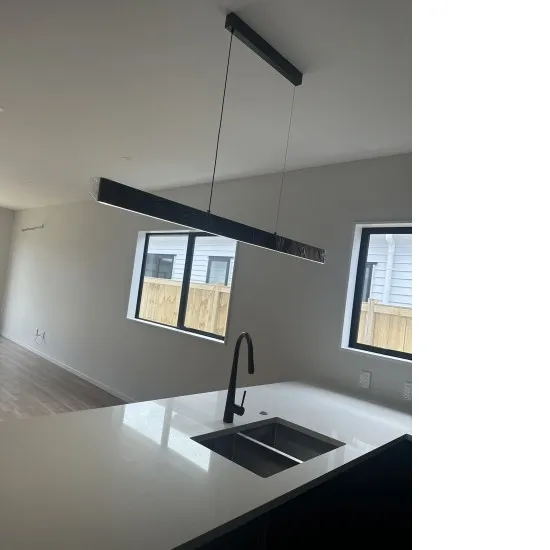 1500mm Linear Black Minimalist Bar Counter Light