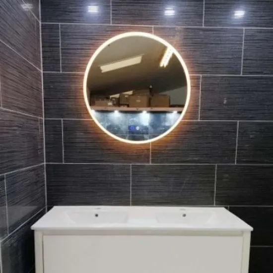 Smart 700mm Round LED Mirror w/ Motion Sensor & Anti-Fog