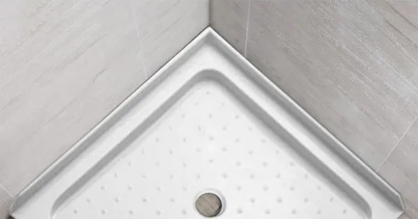 1000x1000mm Round Shower Tray Center/Corner Waste