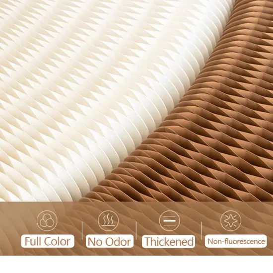 3 Seats Kraft Paper Bench Portable Folding Sofa Foot Stool Shoe Bench Brown