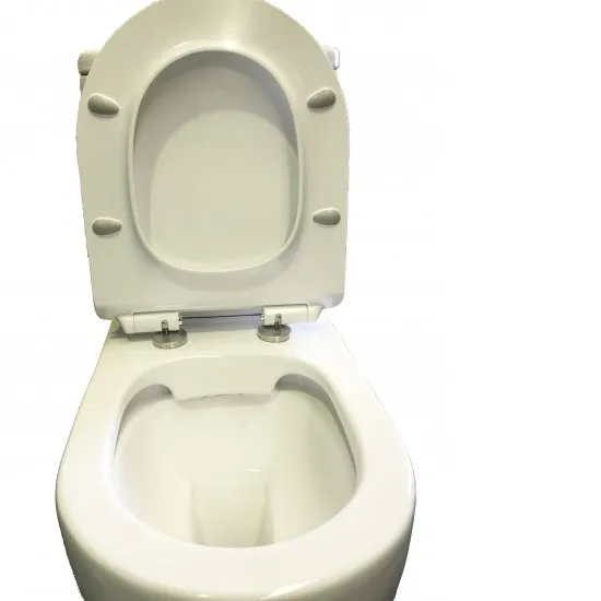 Ceramic White Rimless Toilet Suite 690x370x830mm | Modern 2-Piece Design